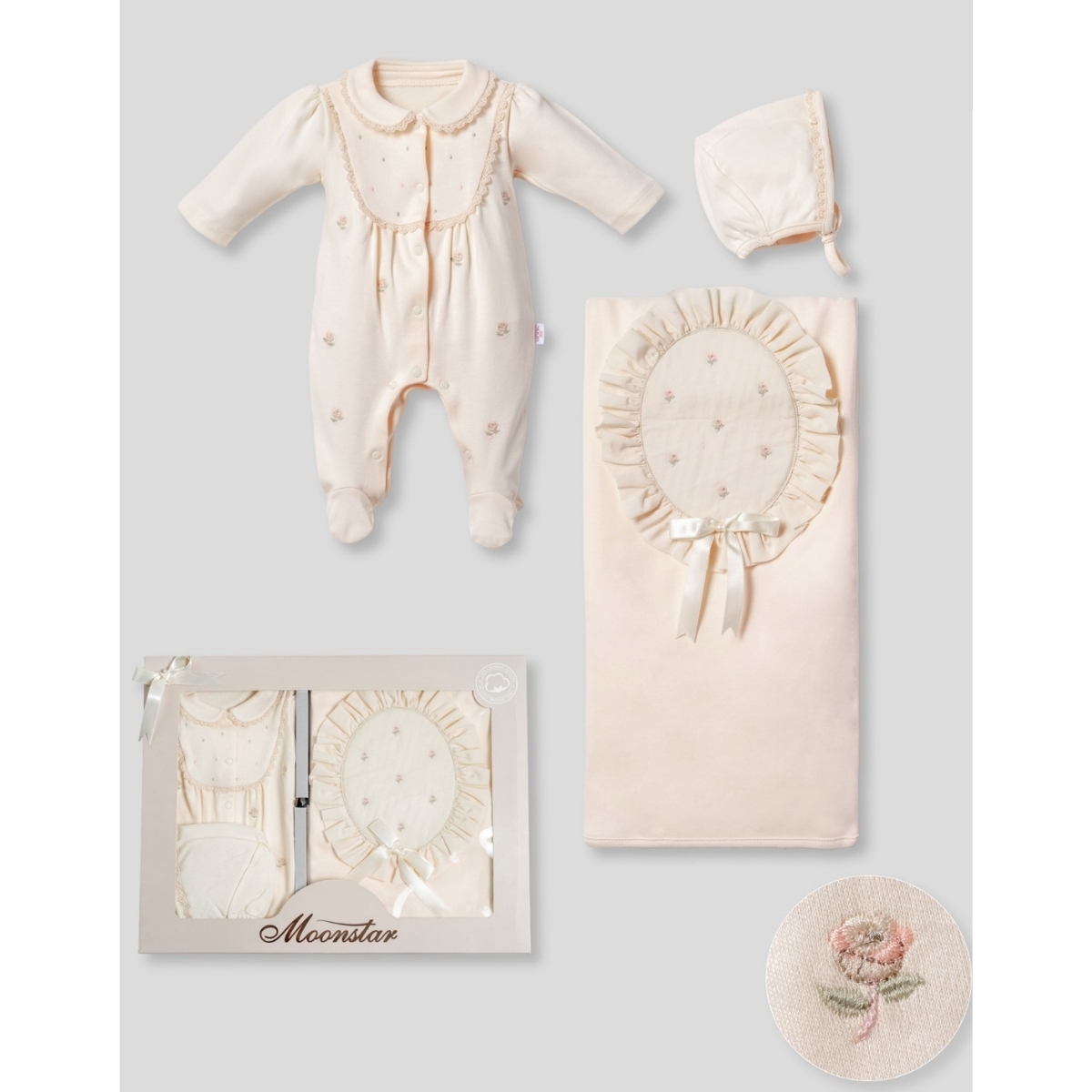 Wholesale MOONSTAR KIZ 0-3 AY 3LÜ SET products bulk priced
